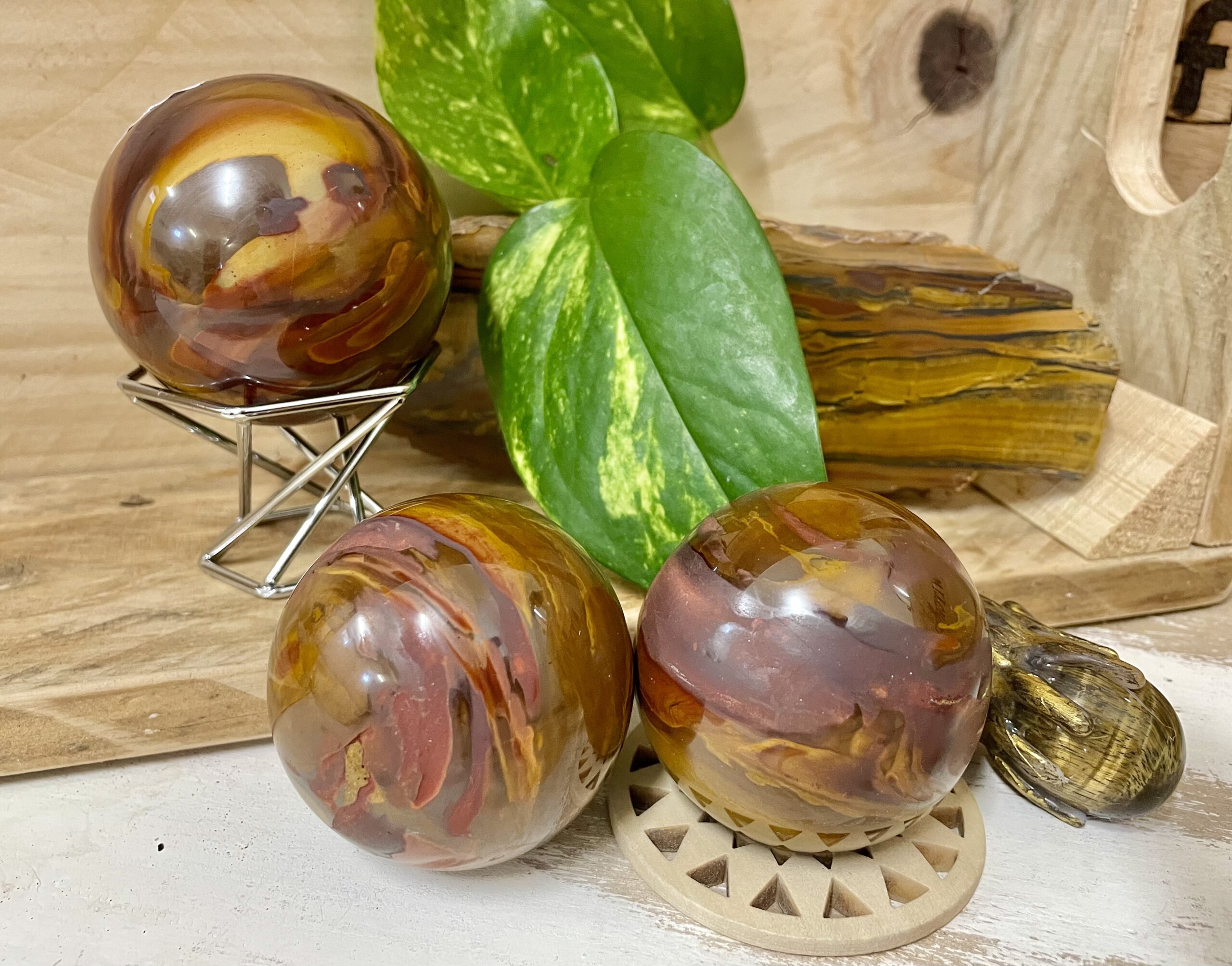 Tiger Iron Sphere – Witch Way Australia