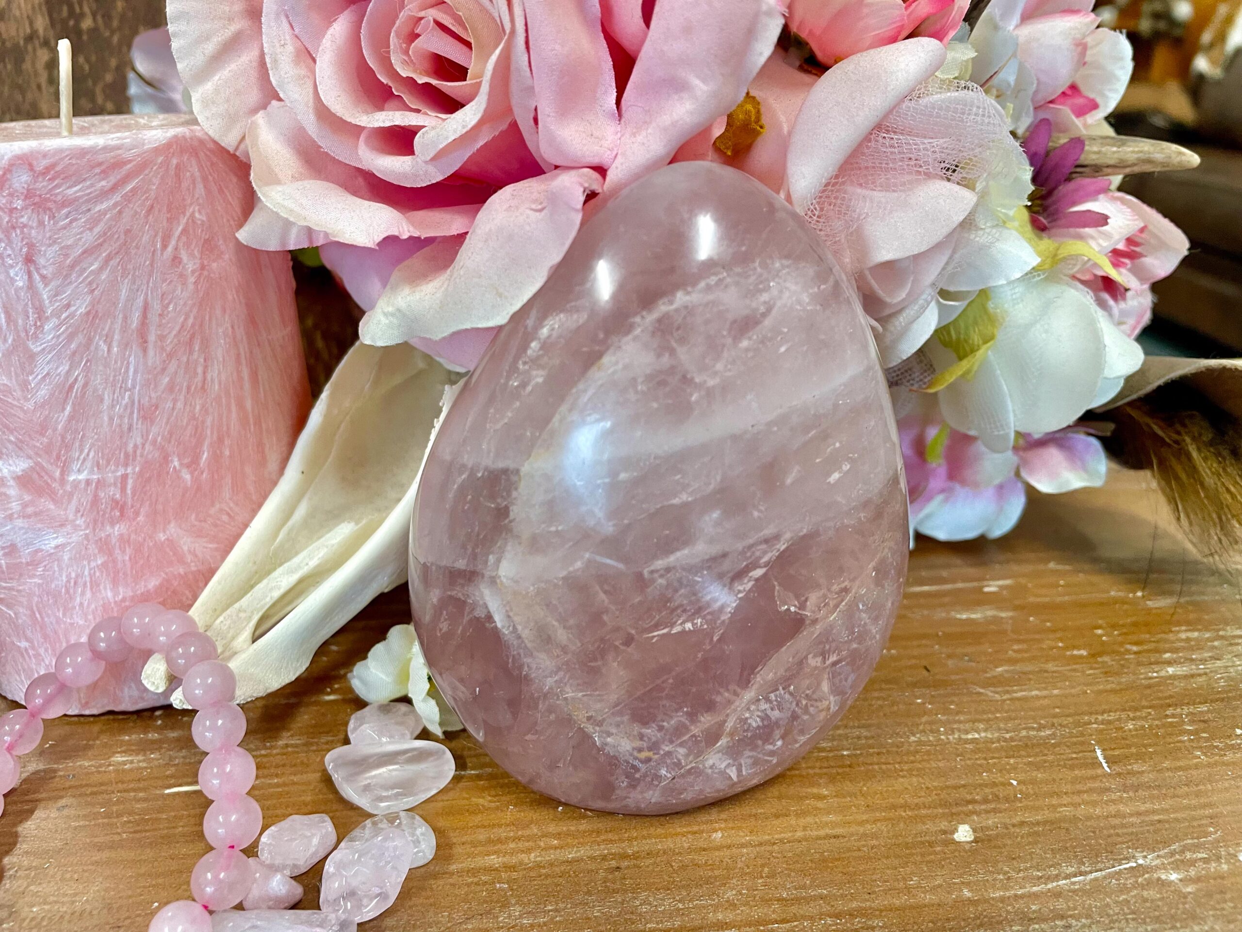 Lavender Rose Quartz Free Form – Witch Way Australia