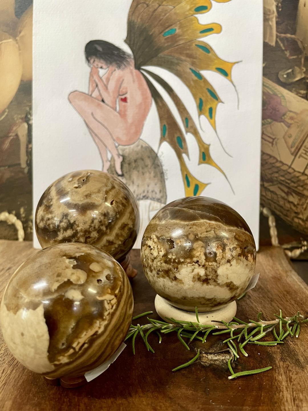 Chocolate Calcite Sphere – Witch Way Australia