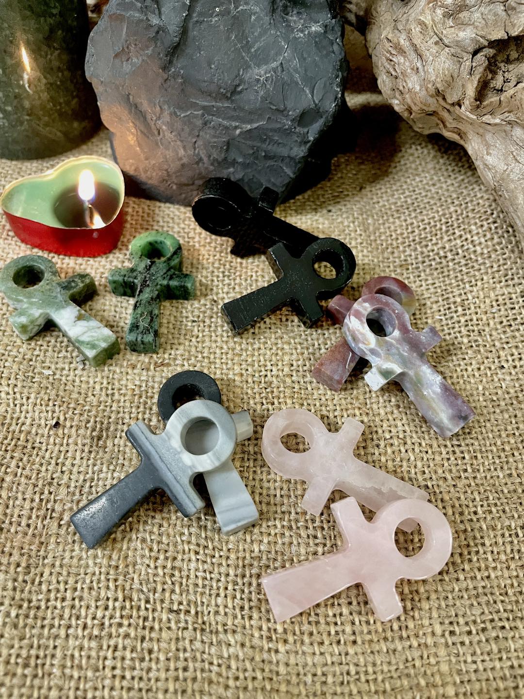 Carved Ankh - Witch Way Australia